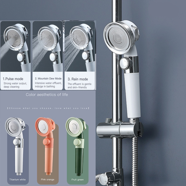 Pressurized Shower Head High Pressure Water Saving Perforated Free ...