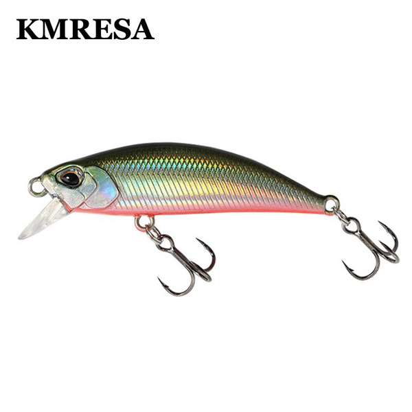 1pcs 55MM 5G Slowly Sinking Minnow Fishing Lure Isca Artificial Hard Bait Bass Wobblers 3D Eyes ...