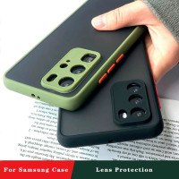 Case For Samsung A32 A52 A72 A22 A82 F62 Lens Protect Cover Matte Clear ...