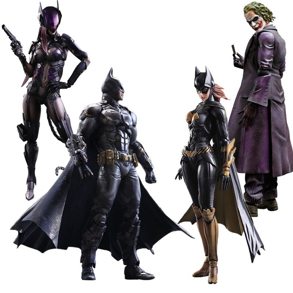 1PCS PLAY ARTS KAI Batman The Dark Knight The Joker Batgirl Batman ...