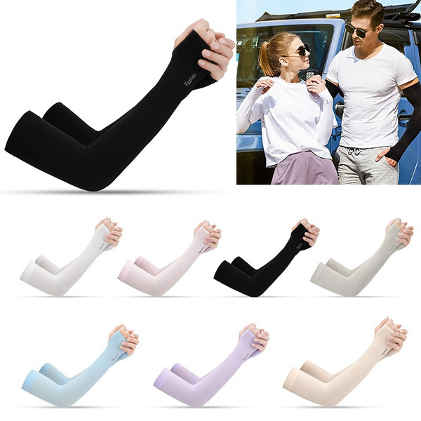 Arm Sleeves Summer Outdoor Sports Arm Sleeve Sun Uv Protection Hand ...