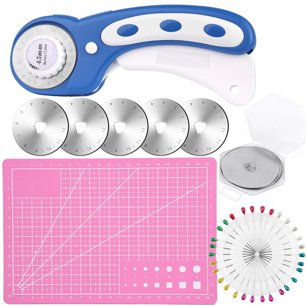 Rotary Cutter Set 45mm Rotary Cutter with 5Pcs Replacement Blades ...
