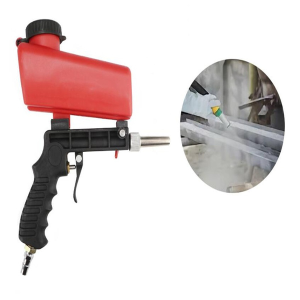 Portable Gravity Sandblasting Gun Pneumatic Small Sandblasting Machine ...