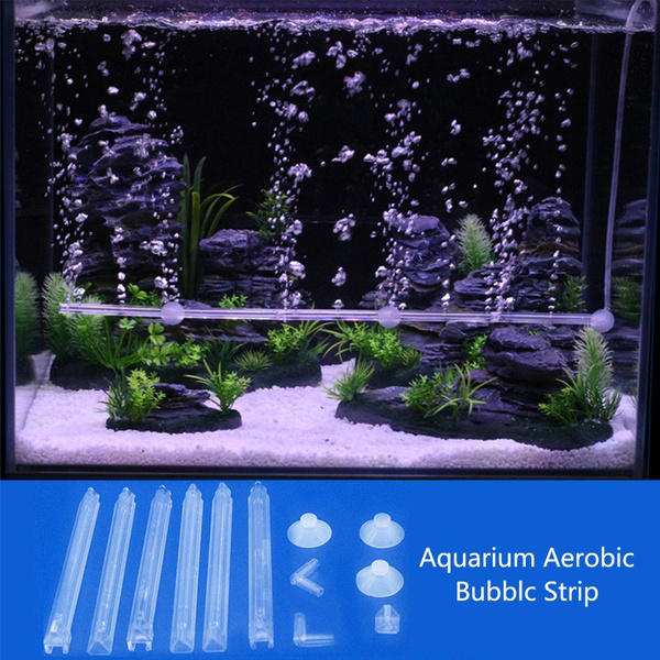 Plastic Aquarium Fish Tank Curtain Air Vent Bubble Bar Release Diffuser ...