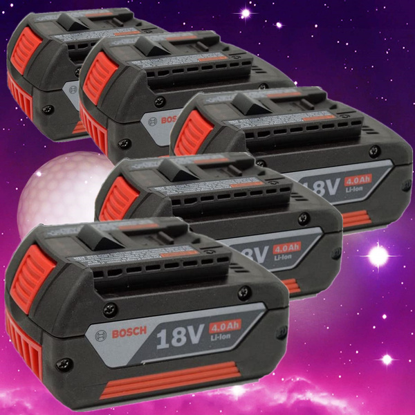 2021 New Bosch Genuine 18V 4 Amp Lithium Ion (2 Pack) Battery ...