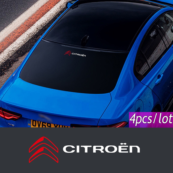 Car styling 4Pcs Emblem Logo Sticker Window Body Waterproof Decals ...