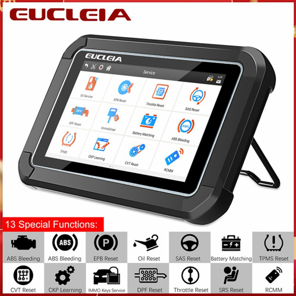 EUCLEIA S7C OBD2 Scanner Full System Diagnostic Tool Support Engine ABS ...
