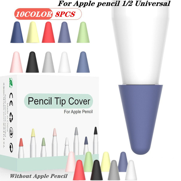 72PCS Pencil Tip Cover For Apple Pencil 2nd 1st Generation Mute ...