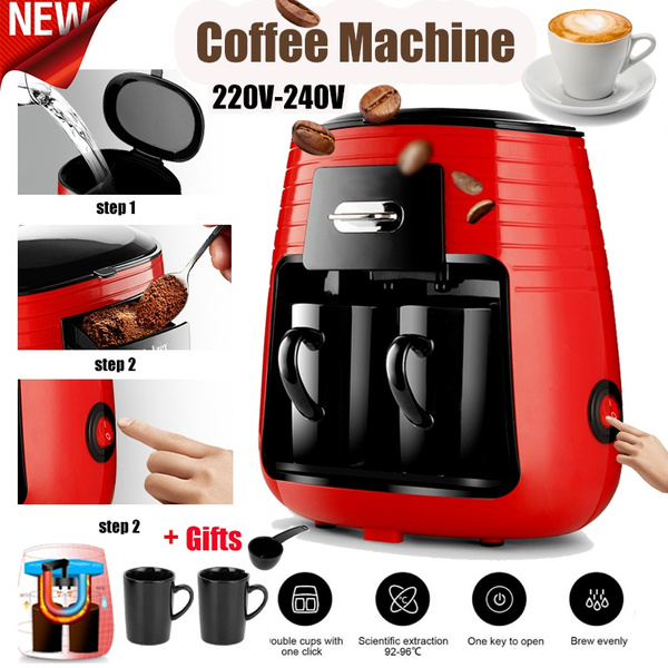 New 0.25L Full Automatic Coffee Machine With 2pcs Cups Concentrated ...