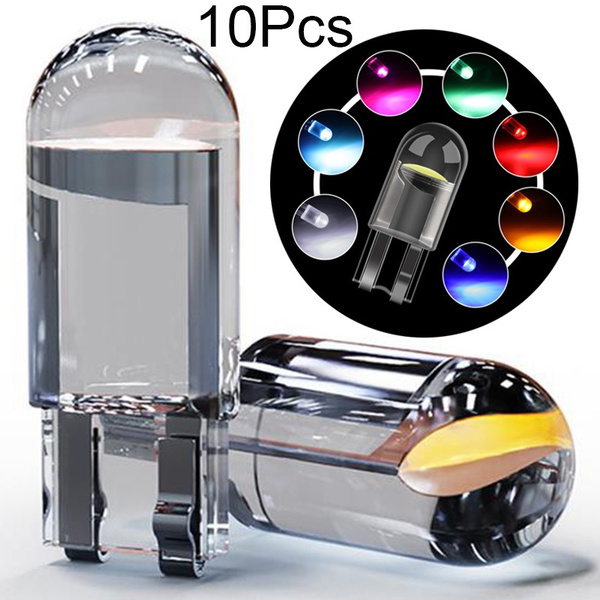 10Pcs/5Pcs Led Width Light 168 194 For T10 Cob Glass Full Light ...