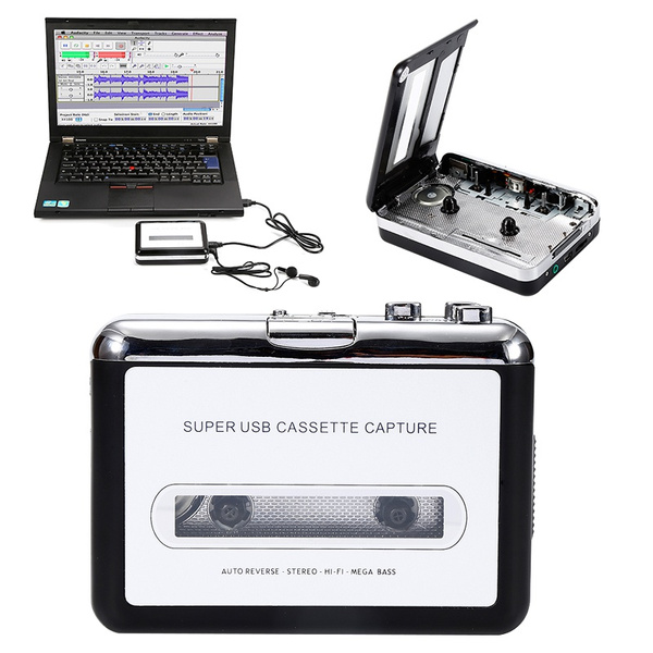 USB Cassette Player Tape to PC Old Cassette to MP3 Format Converter ...