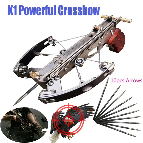 2021 Outdoor Powerful Mini Crossbow Portable Hunting Crossbow All Metal ...