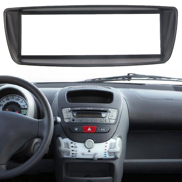 Stereo Panel Car Stereo Radio Fascia Panel Plate Trim Kit for Citroen ...