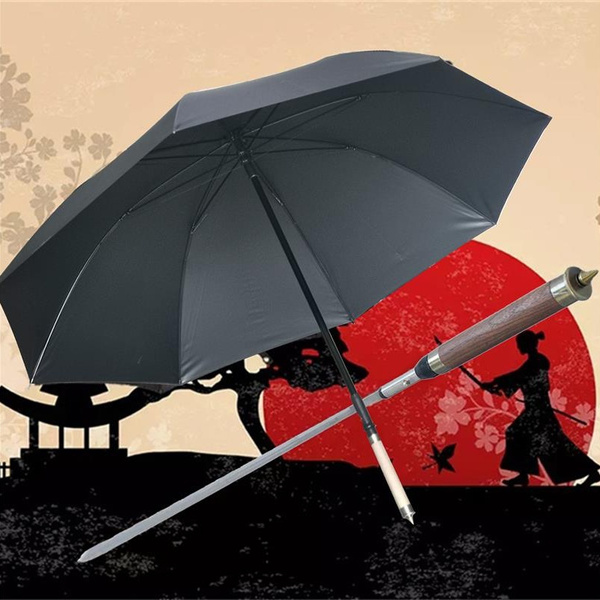 Sword Umbrella Self-defense Long Handle Umbrella Creative with Sword ...