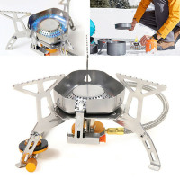 3500W Foldable Camping Gas Stove Windproof Outdoor Cooking Split Burner ...