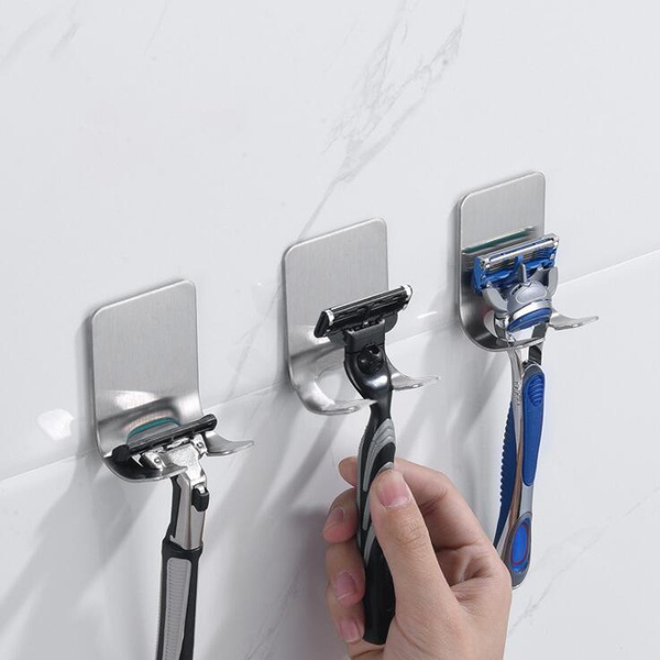 304 Stainless Steel Razor Holder Men Shaving Shaver Razor Stand Shelf ...