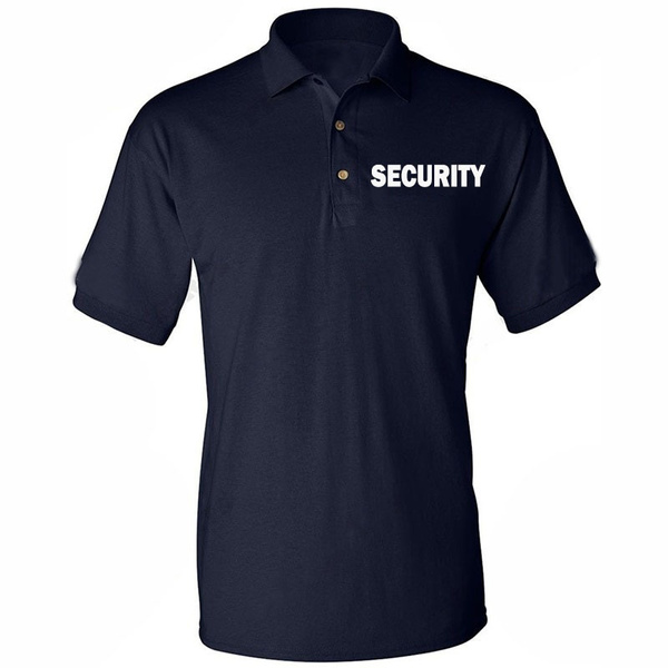 Short Sleeve Polo Shirt Big and Tall Security Uniform Men's Causal ...