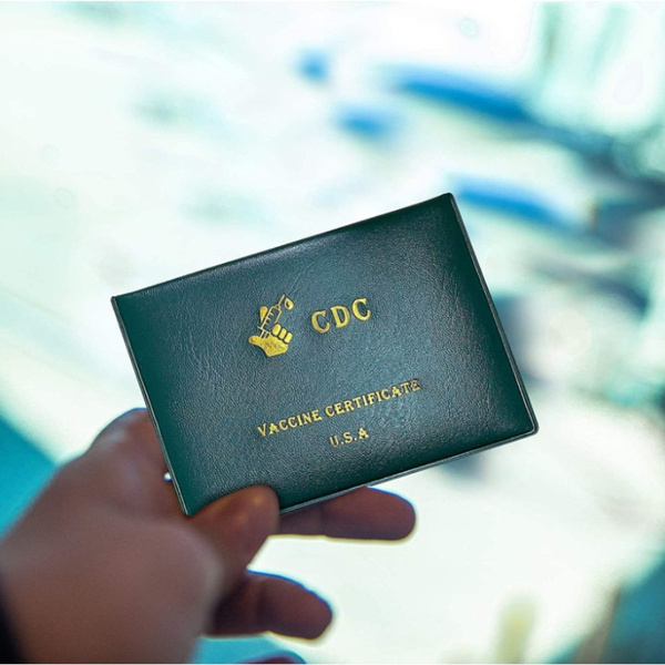 American Trend Vaccination Card Holder CDC Vaccination Wallet 3x4 Card ...