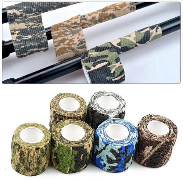 1 Roll Military Army Adhesive Camouflage Self-adhesive Stretch Elastic ...