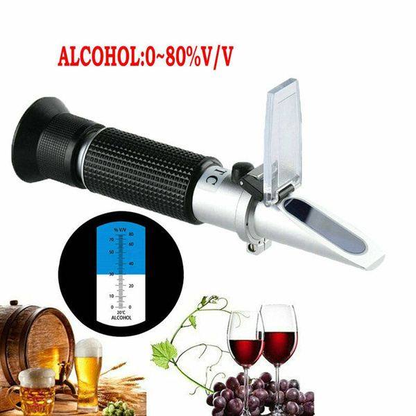 Alcohol Refractometer for Spirit Alcohol Volume Percent Measurement ...
