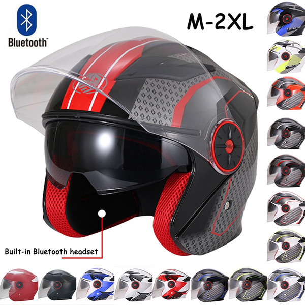 2021 New Built-in Bluetooth Helmet Summer Motorcycle Outdoor Bluetooth ...