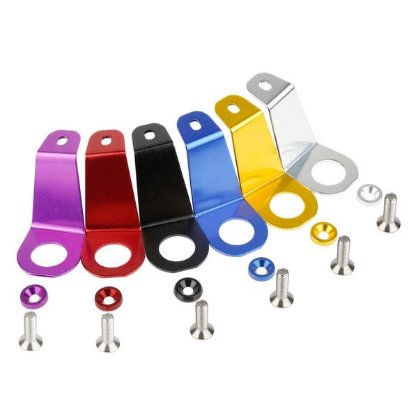 Aluminum Alloy Radiator Stay Mount Bracket with Washer Kit Replacement ...