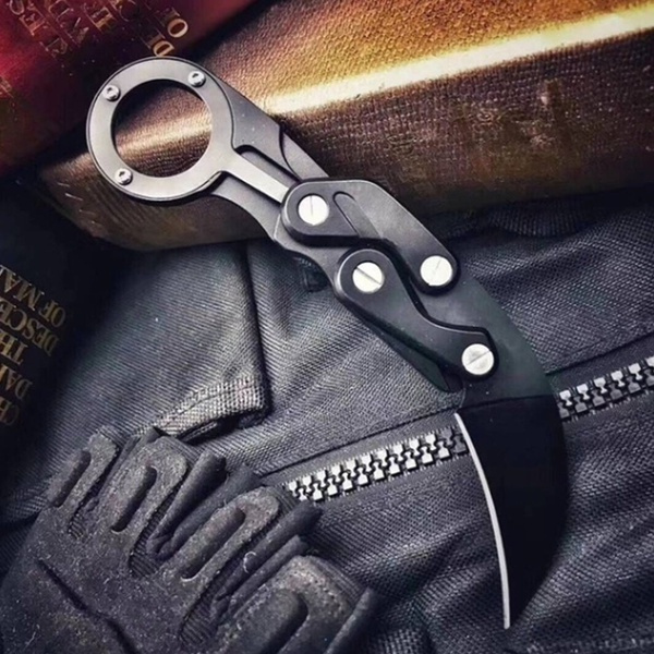 Brand new double-arm mechanical claw knife high hardness self-defense ...