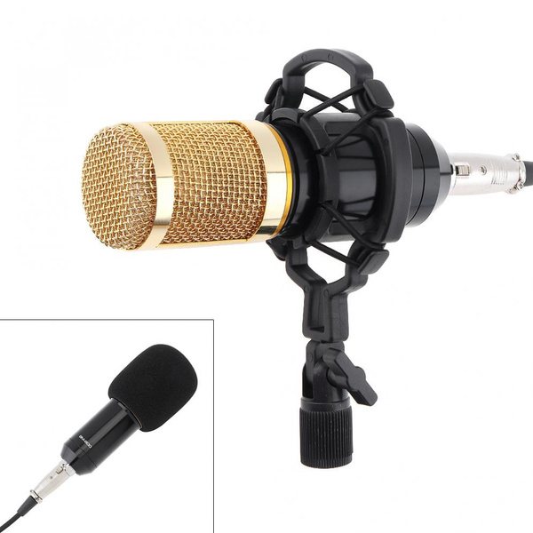 Professional BM-800 Capacitor Studio Microphone Double Layer Elastic ...