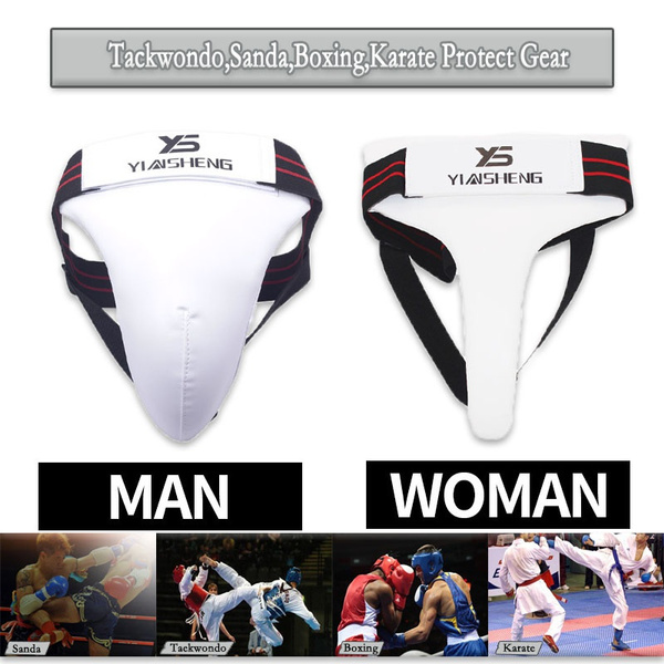 Protective Gear Men&Women Groin Guard Boxing Groin Guard Shock-Absorbing Taekwondo Karate Sanda ...