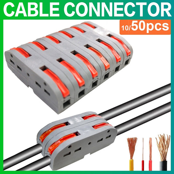 Electrical Wire Connector Push-in Terminal Block Universal Fast Wiring ...