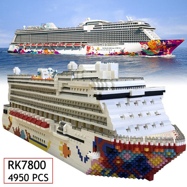 New 4950 pcs Dream Deluxe Cruise Micro Diamond Assembly Building Block ...