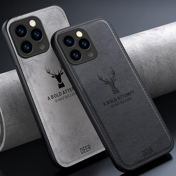 Antlers Pattern Shockproof Cloth Phone Case for S24 Ultra S24 Plus S23 ...