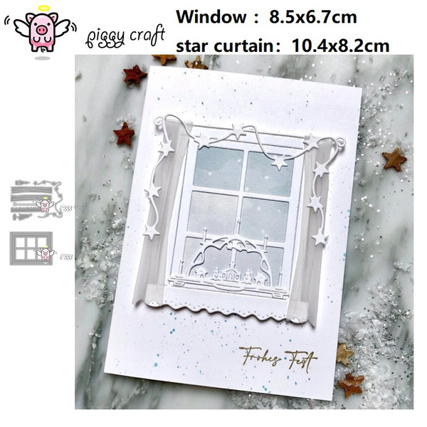 New craft metal cutting dies cut die mold Window star curtain Scrapbook ...