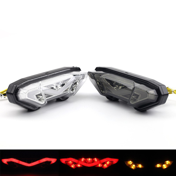 MT09 accessories Motorcycle Brake Turn Signal Tail Light Integrated Led For YAMAHA MT09 Tracer ...