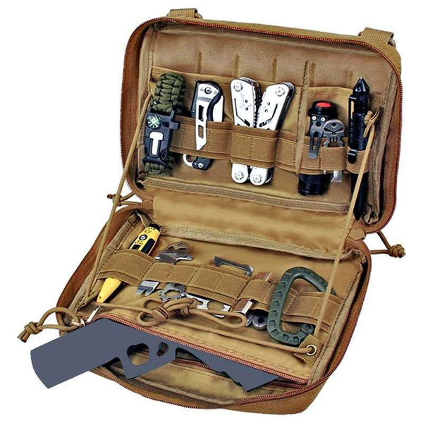 Military Fan Tactical Waist Pack Plus Accessory Bag Multifunctional Kit ...