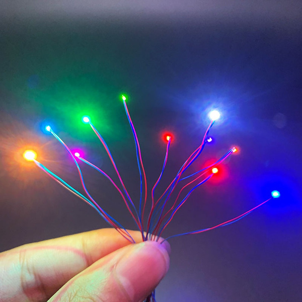 3V Pre-wired SMD LEDs 30cm connection wire, hobby model kit/railroad ...