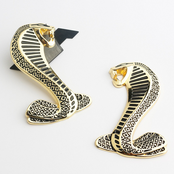 Cobra metal car sticker 3D car stereo metal car sticker Modified car ...