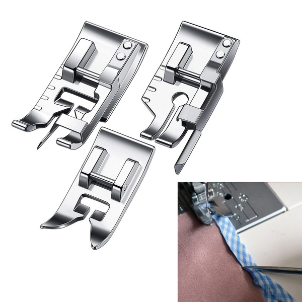 3pcs Stitch in Ditch Foot 1/4 Inch Quilting Patchwork Presser Foot for ...