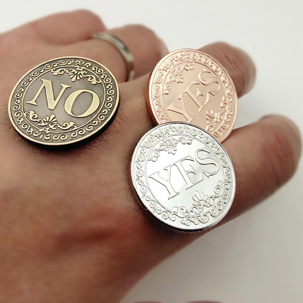 3D Embossed YES NO Decision Lucky Coin Collection Coins | Wish