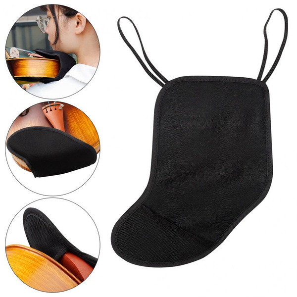 4/4 3/4 Violin Shoulder Rest Thicken Flannel Sponge Violin Shoulder Pad ...