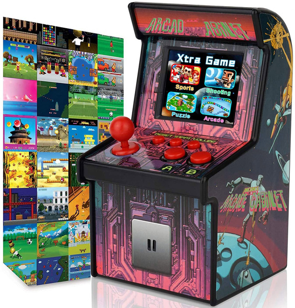 Retro Kids Mini Arcade Game Consoles Machine 200 Electronic Handheld ...