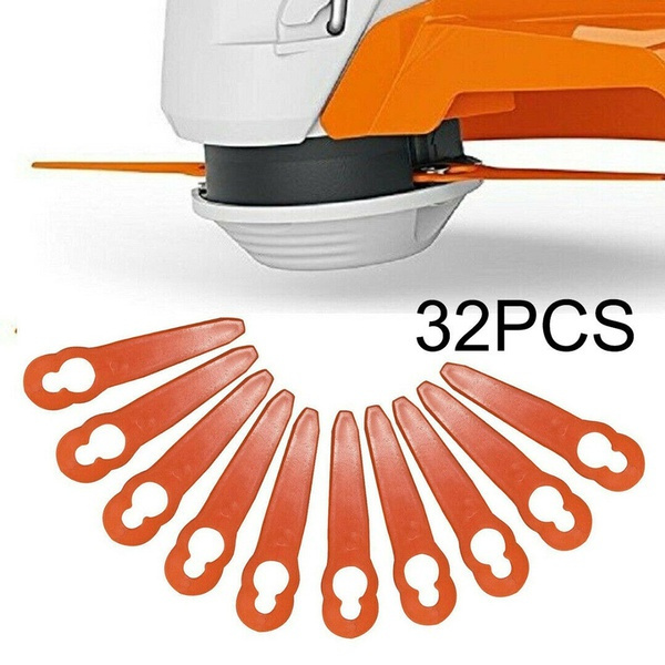 32pcs Plastic Cutter Blades For Stihl Poly Cut 2-2 FSA 45 Lawnmower ...