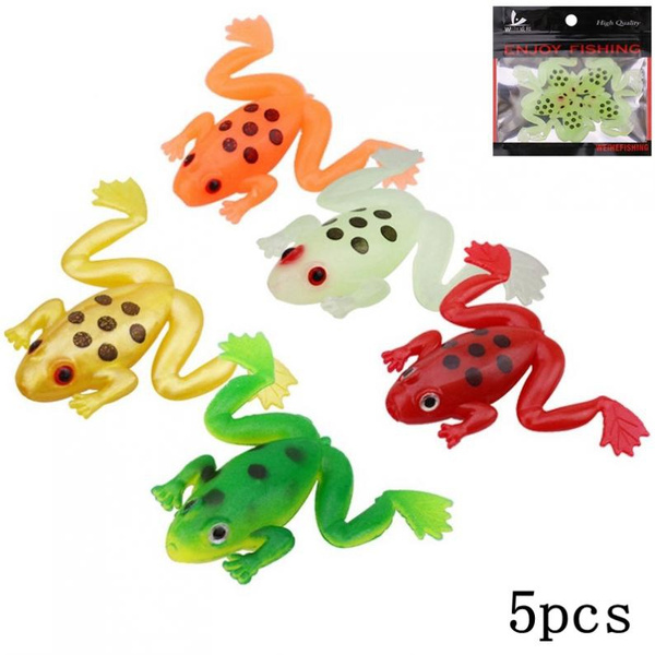 5pcs/lot Soft Frog Baits 3cm 2.5g Mini Simulation Frog Fishing Lures ...