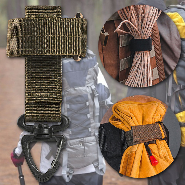 360° multifunctional nylon hanging buckle outdoor tactical gloves ...