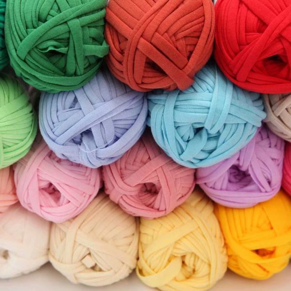 100g Hand-knit Woven Thread Thick Basket Blanket Carpets Yarn Cozy ...