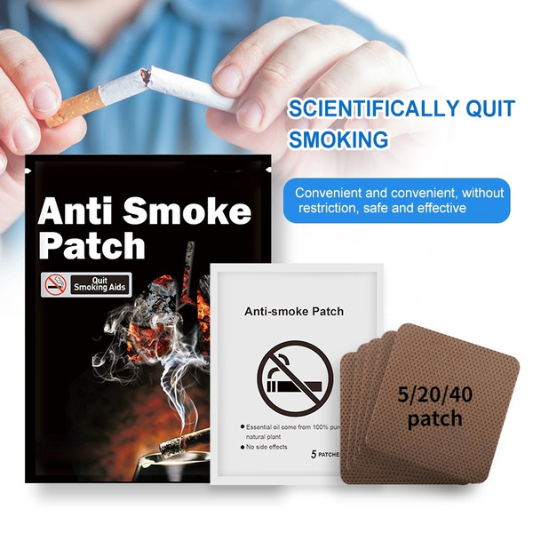 5/20/40pcs Natural Chinese Herbal Ingredients Smoking Cessation Patch ...