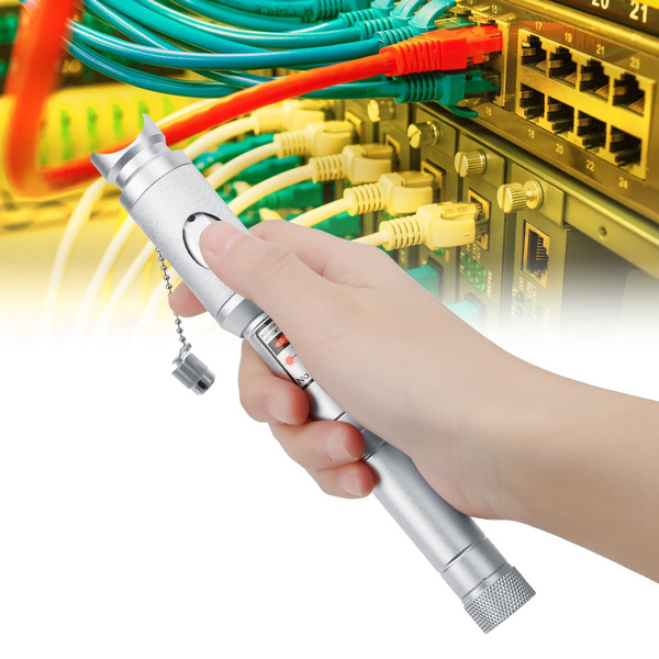 20mW Red Visual Fault Locator Fiber Optic Cable Tester Pen Type Test ...