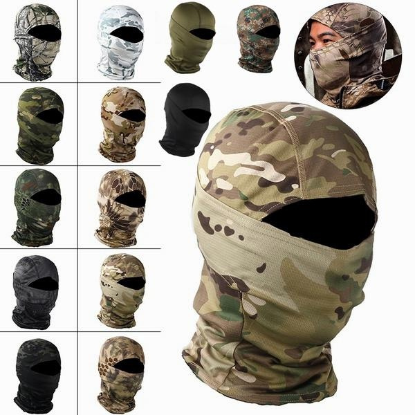 Outdoor Camouflage Camo Balaclava Army Tactical Military Ski Full Face ...