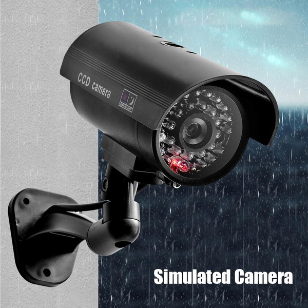 Fake Dummy Camera Security CCTV Outdoor Waterproof Emulational Decoy IR ...