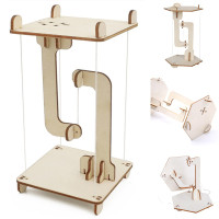 Wooden Color DIY Line Suspension Mechanics Balance Play Tension Anti ...